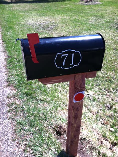 Image result for Vinyl Mailbox Numbers