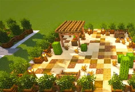 Image result for Minecraft Garden Tutorial
