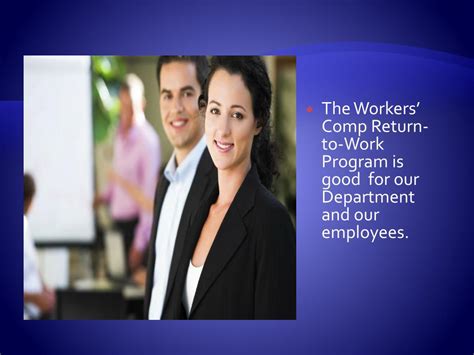 Image result for Workers-Compensation Return to Work Program