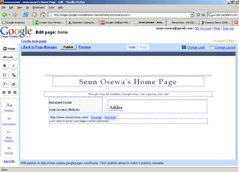 Image result for Create Google Page