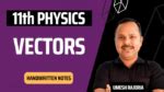 Image result for Vector Notes Class 11