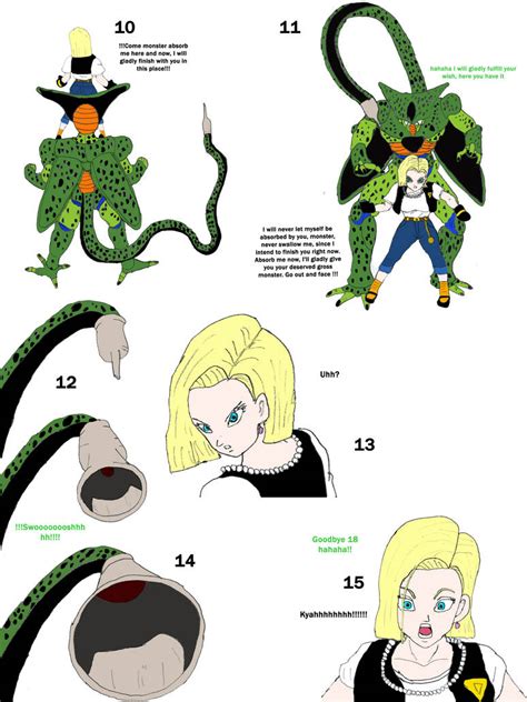 Image result for Cell Absorbs Android 18