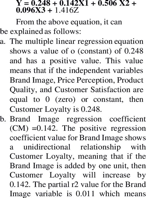 Image result for Multiple Regression Line Equation