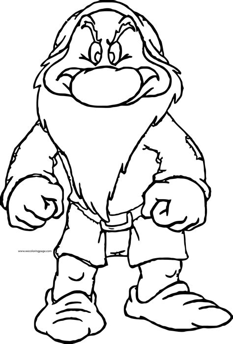 Image result for Disney Grumpy Coloring Pages