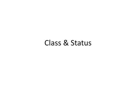 Image result for Class Status Levels