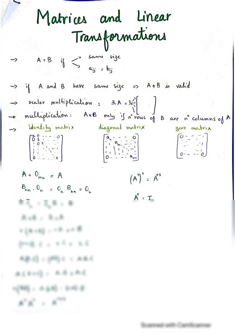Image result for Linear Algebra Matrices