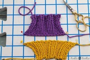 Image result for Sewn Bind Off Method
