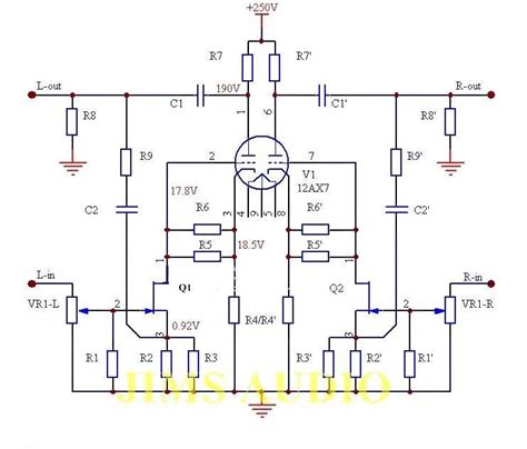 Image result for Tube Preamp Schematic
