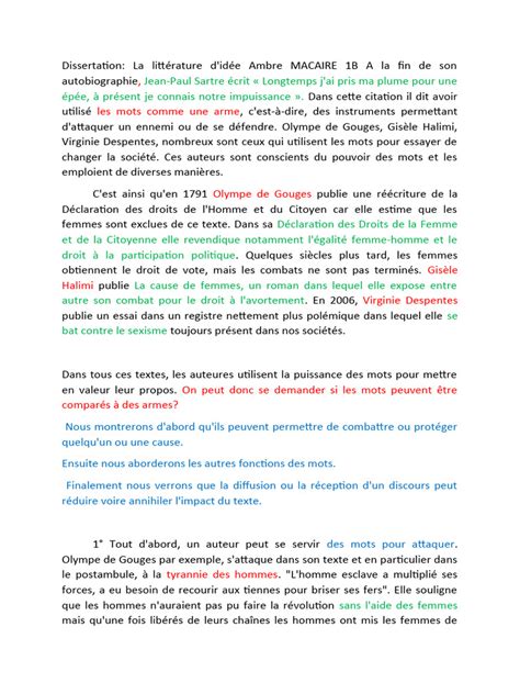 Image result for Olympe De Gouges Commentaire Compose