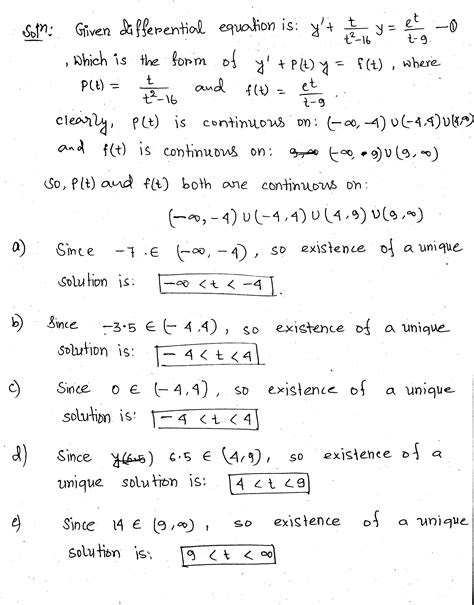 Image result for First Order Differential Equation Solution