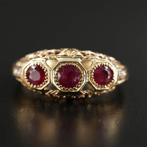 Image result for Ruby Gold Ring