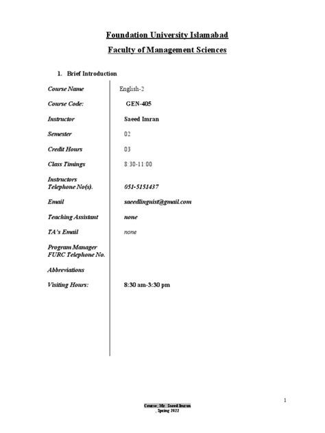 Image result for 4 Week Course Outline for English Study