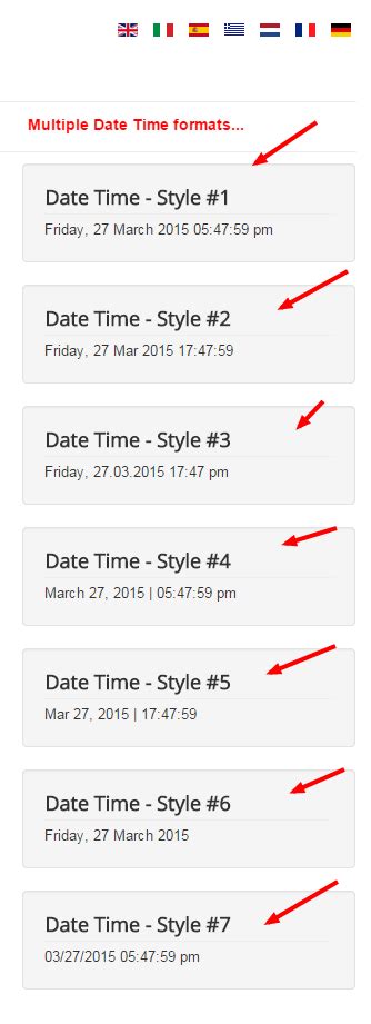 Image result for Date Time Display