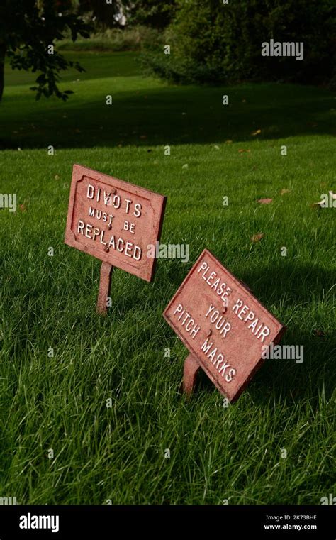 Image result for Golf Course Signs