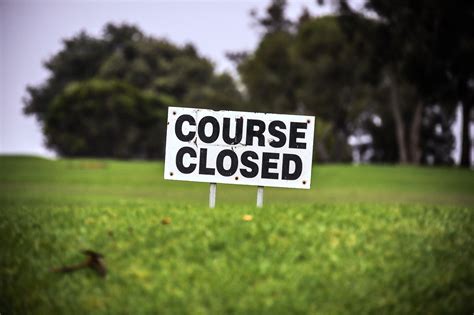 Image result for Golf Course Closed