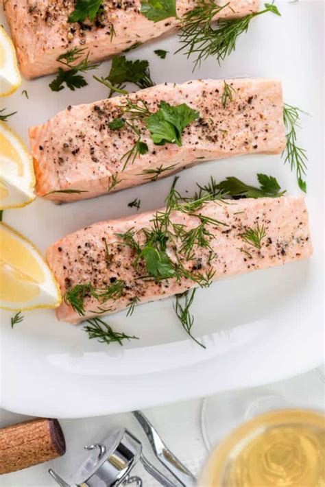Poached Salmon | Baked Bree