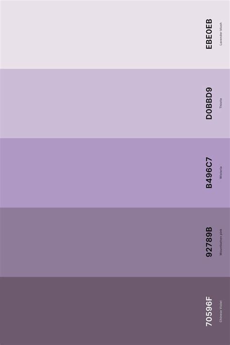 Color Palette For Mauve Flowers - My Share