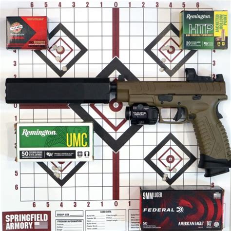 Image result for Springfield XD 9 Threaded Barrel