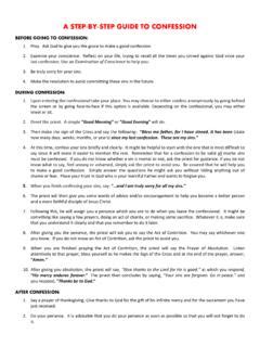 Image result for Step by Step Confession Guide