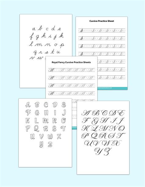 Image result for Learning to Write Cursive Letters