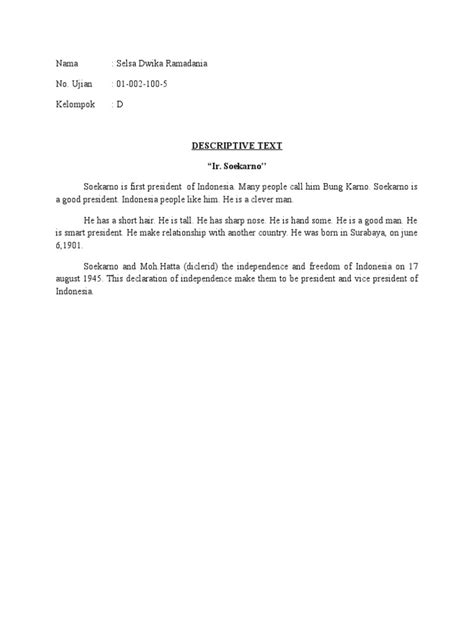 Image result for Sample Text of Description