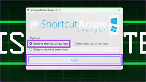 Image result for Remove Shortcut Arrows Win 11