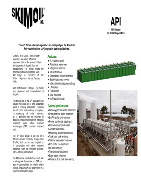 Image result for API Oil Separator