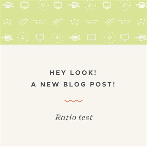 Image result for Ratio Test Example Problem