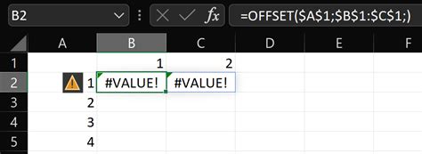 Image result for Excel Offset Row Formula