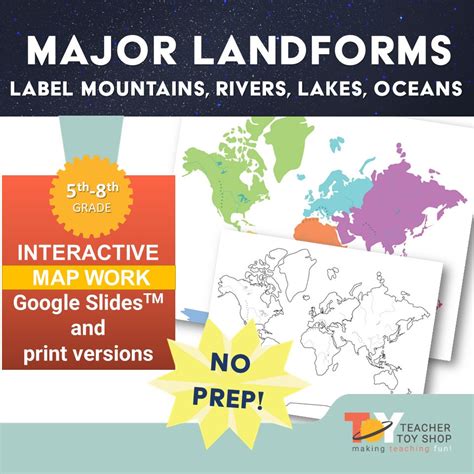 Image result for Geography Landforms Map