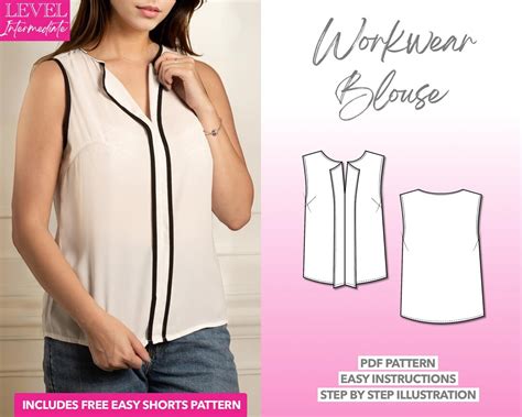 Image result for Sleevless Blouse Pattern