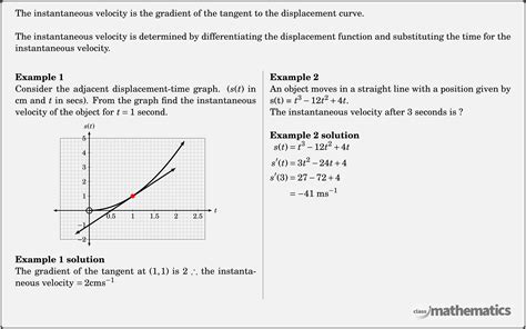 Image result for Instantaneous Velocity Calculus