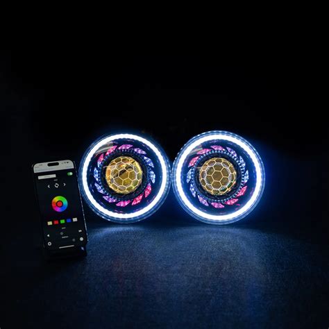 Image result for 7 Round LED Headlights