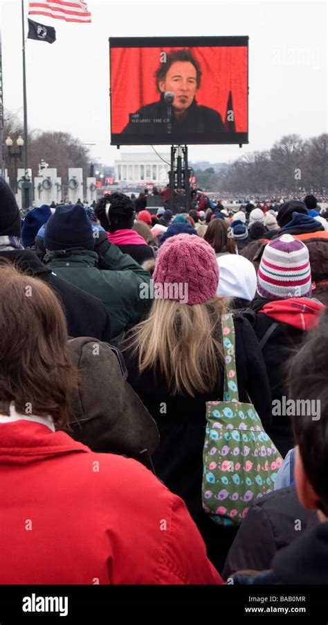 Image result for Bruce Springsteen Inaugural Performance