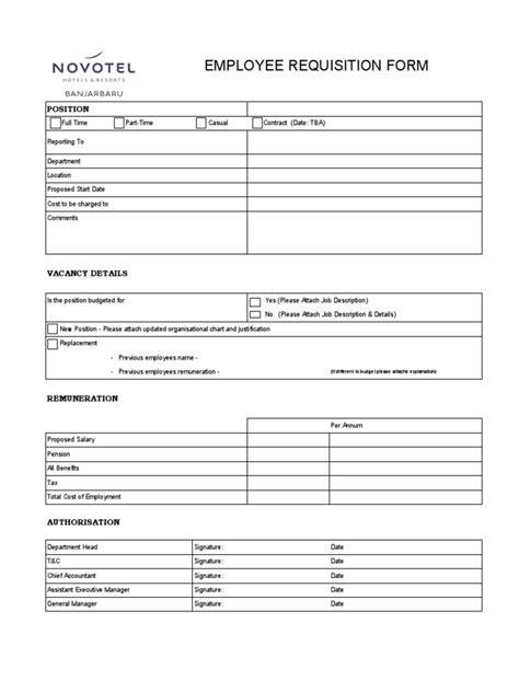 Image result for Work Requisition Form