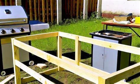 Image result for Build Outdoor Kitchen Frame