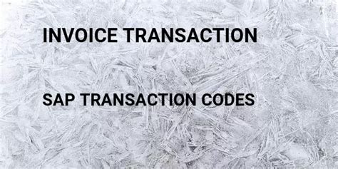 Image result for Invoice Transaction Code SAP