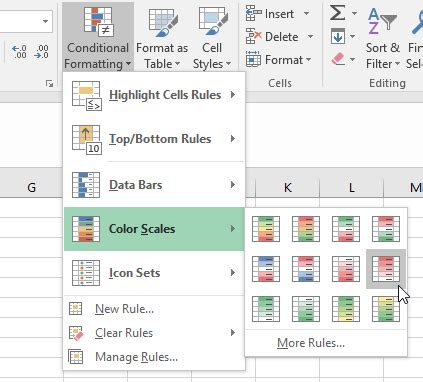 Image result for Conditional Formatting Colors