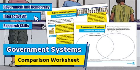 Image result for Types of Government Systems Worksheet