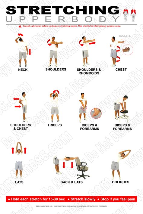 Image result for Stretching Exercise Chart