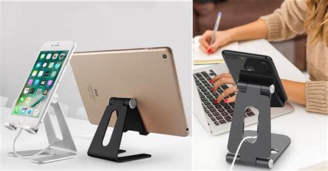 Foldable Desk Phone/Tablet Stand - 3 Colors