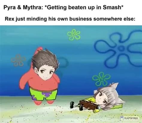 Image result for Pyra SmashBros Getting Hurt