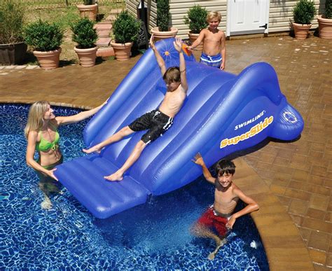 Image result for Inflatable Slide for Inground Pool