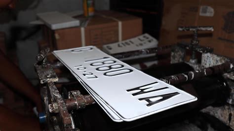 Image result for How Do They Make License Plates