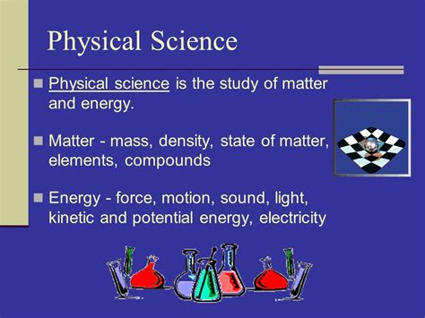 Image result for Physical Science Definition