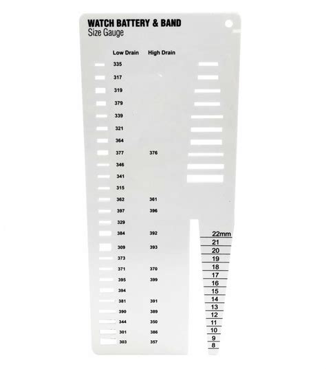 Image result for Watch Battery Conversion Chart
