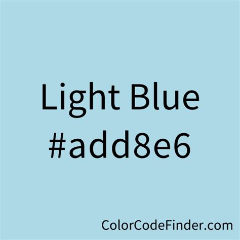 Image result for Light Blue Color Code