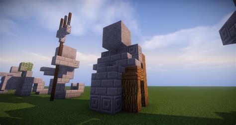 Image result for Minecraft Small Statue Build