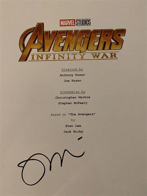 Image result for Infinity War Trailer Script