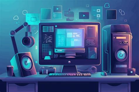 Image result for Computer Set Up Recommended Illustration